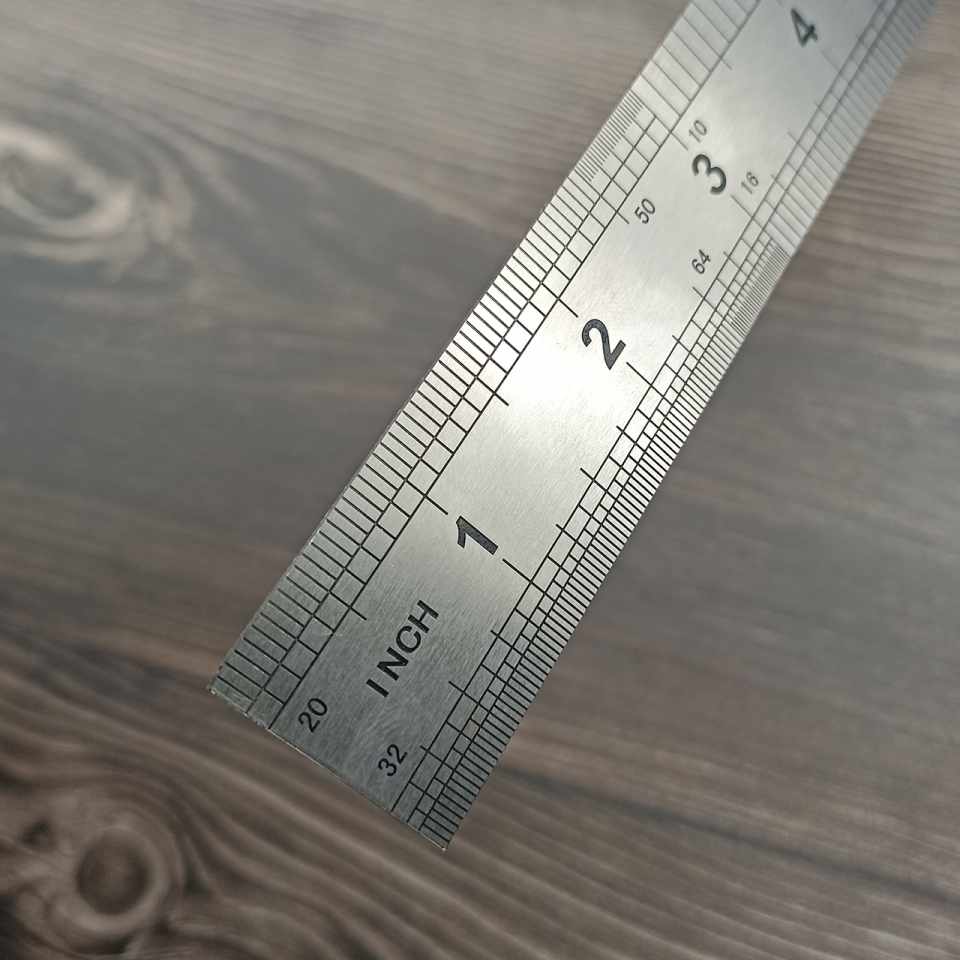 Thước lá thép lưỡng hệ 50cm Berrylion 00722058 THƯỚC LỚN