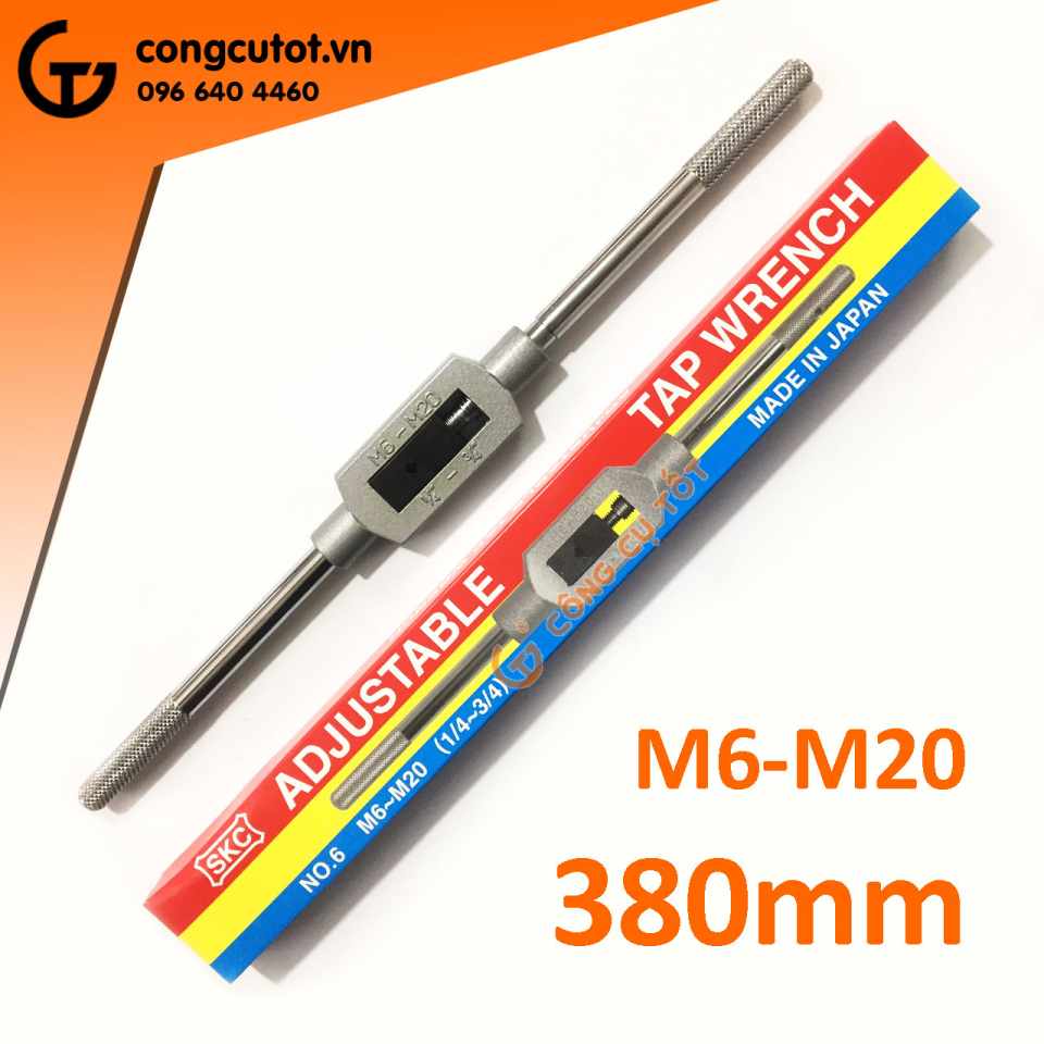 Tay quay taro M6-M20 dài 380mm SKC Nhật xịn HÀNG CHUẨN