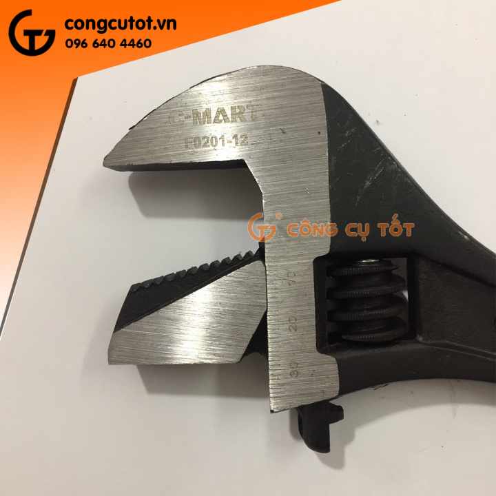 Mỏ lết ngàm răng 12inch C-Mart F0201-12 2 CHỨC NĂNG