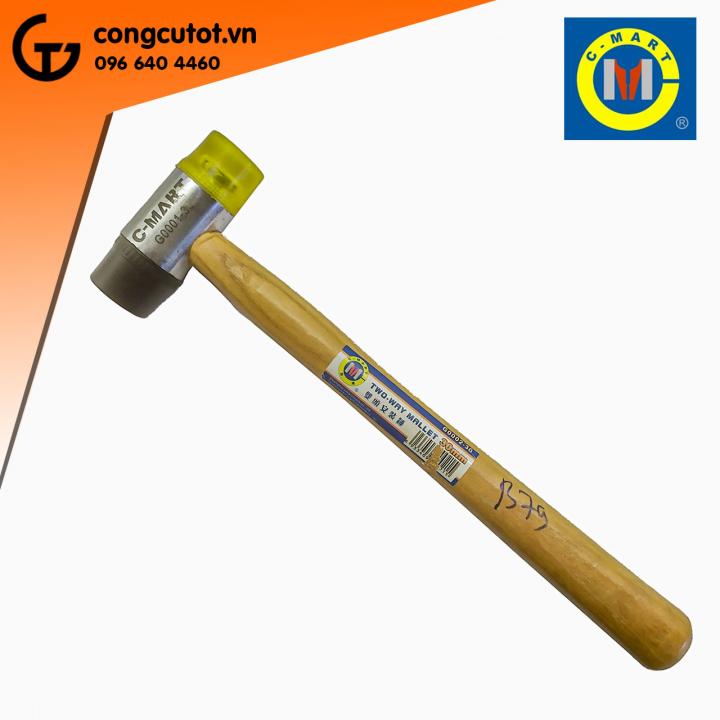 Búa lắp ráp cao su 2 đầu ⌀30mm C-Mart G0002-30