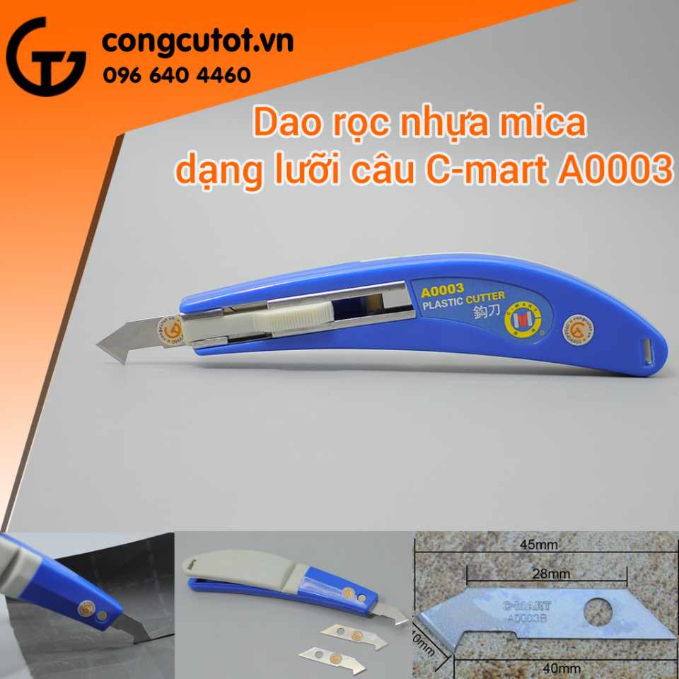 Dao cắt mica C-Mart A0003