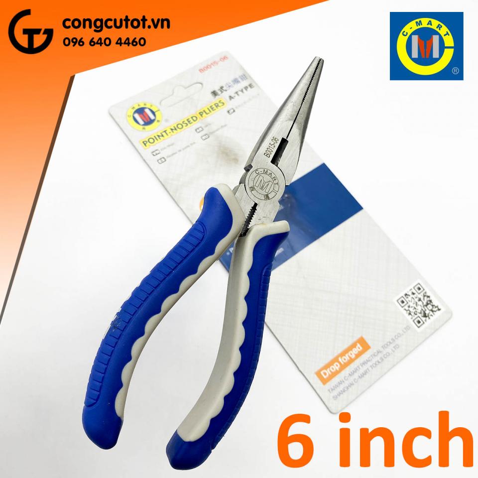 Kìm nhọn 6inch 150mm C-Mart B0015-06