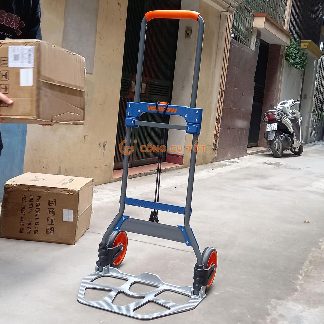 XE ĐẨY HÀNG 2 bánh Ø175mm tải trọng 100kg Wadfow WWB9A10